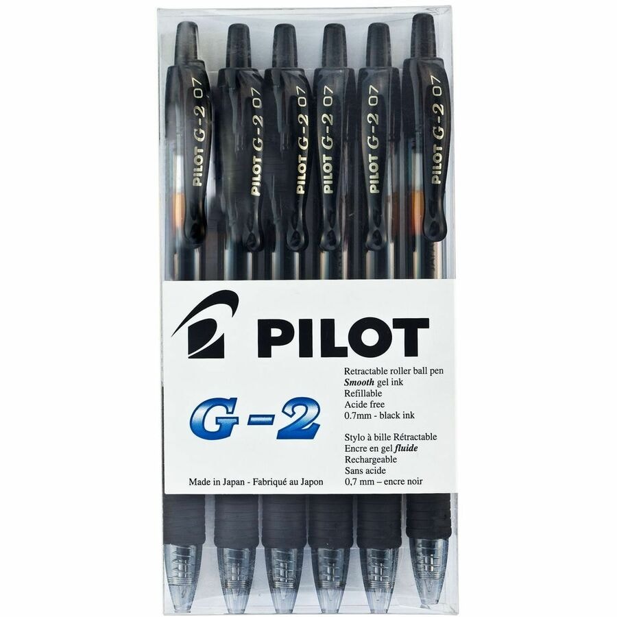 Pilot G2 Retractable Roller Pen - 0.7 mm (0.03") Pen Point - Refillable ...