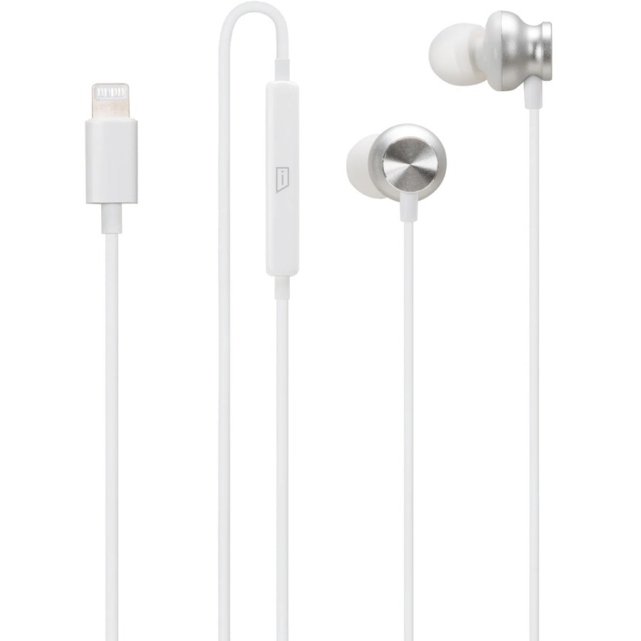 iStore Lightning Earbuds - Luxe Matte Off-White - Stereo - Lightning ...