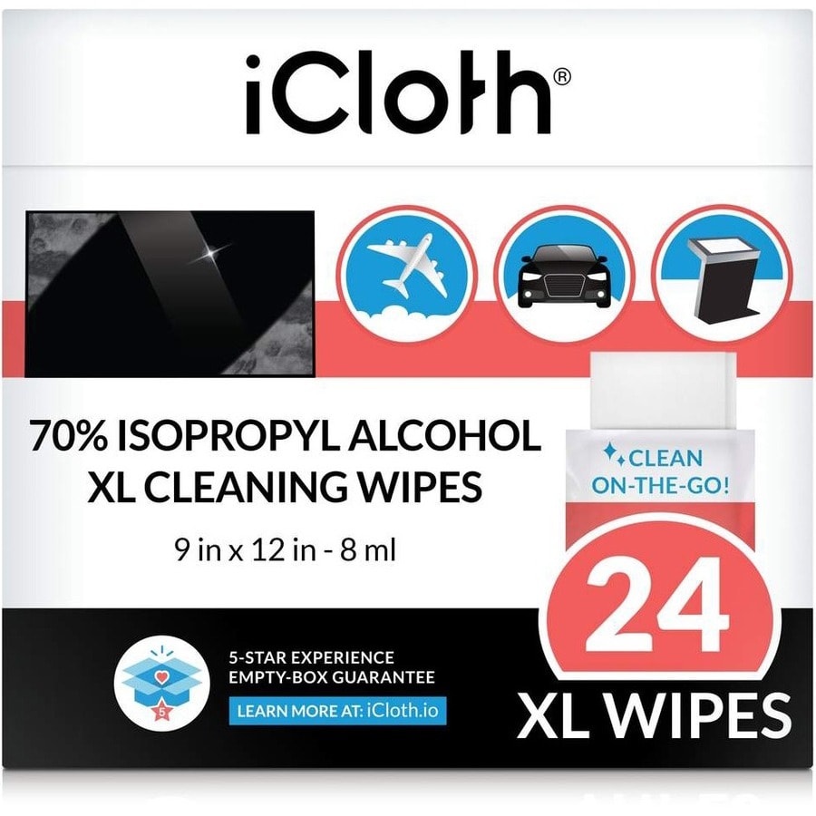 icloth 192-Pack 9 x 12-In. Extra-Large Wipes - For Multipurpose - 8 mL ...