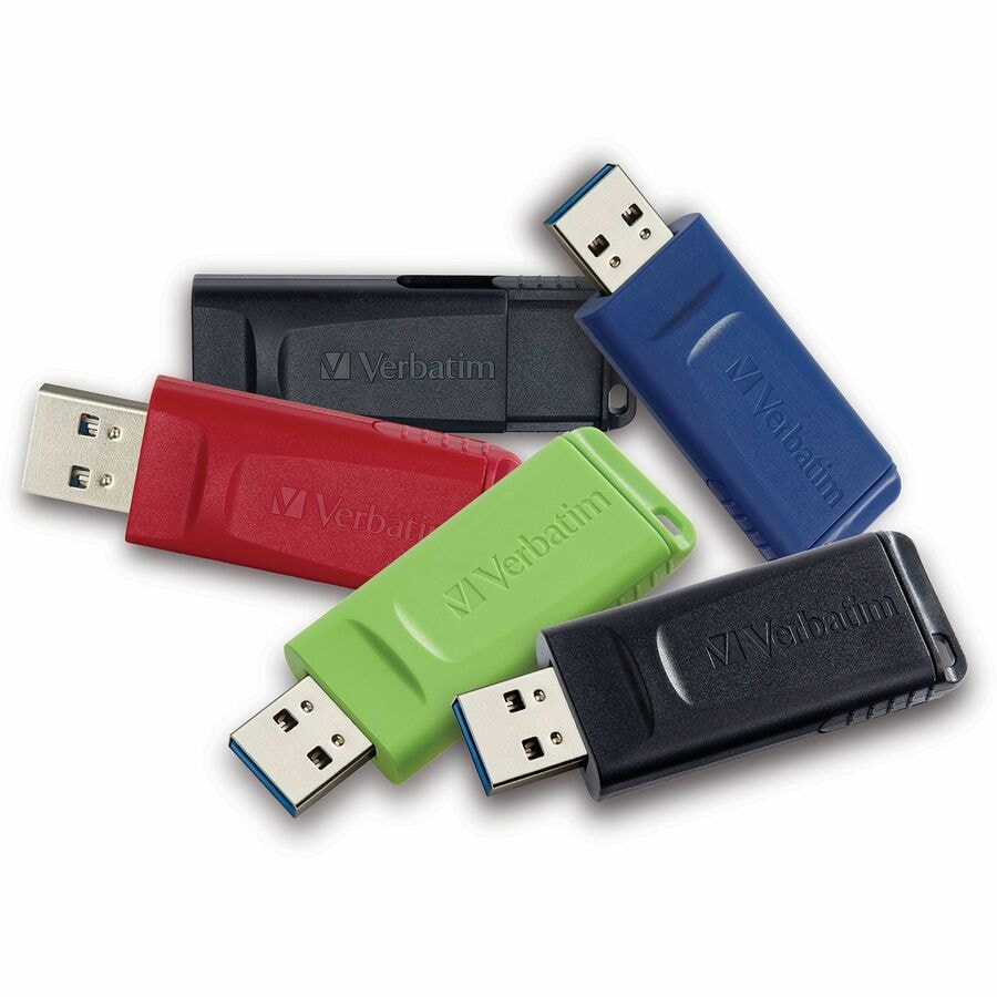 Verbatim 32GB Store 'n' Go USB Flash Drive - 5pk - Assorted - 32 GB ...