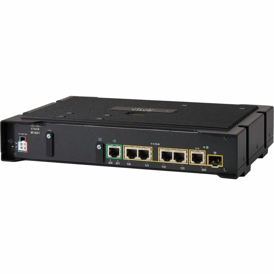 Cisco Catalyst IR1821-K9 Router - 5 Ports - 4 RJ-45 Port(s) - 1 WAN ...