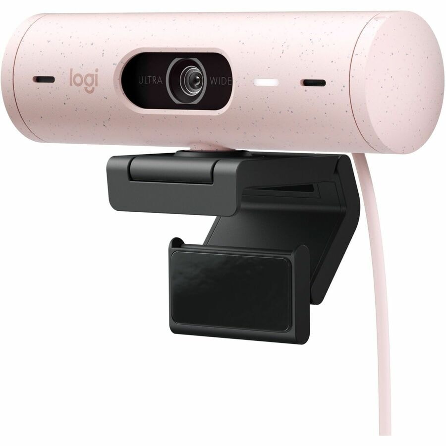 Logitech BRIO 500 Webcam - 4 Megapixel - 60 fps - Rose - USB Type C ...
