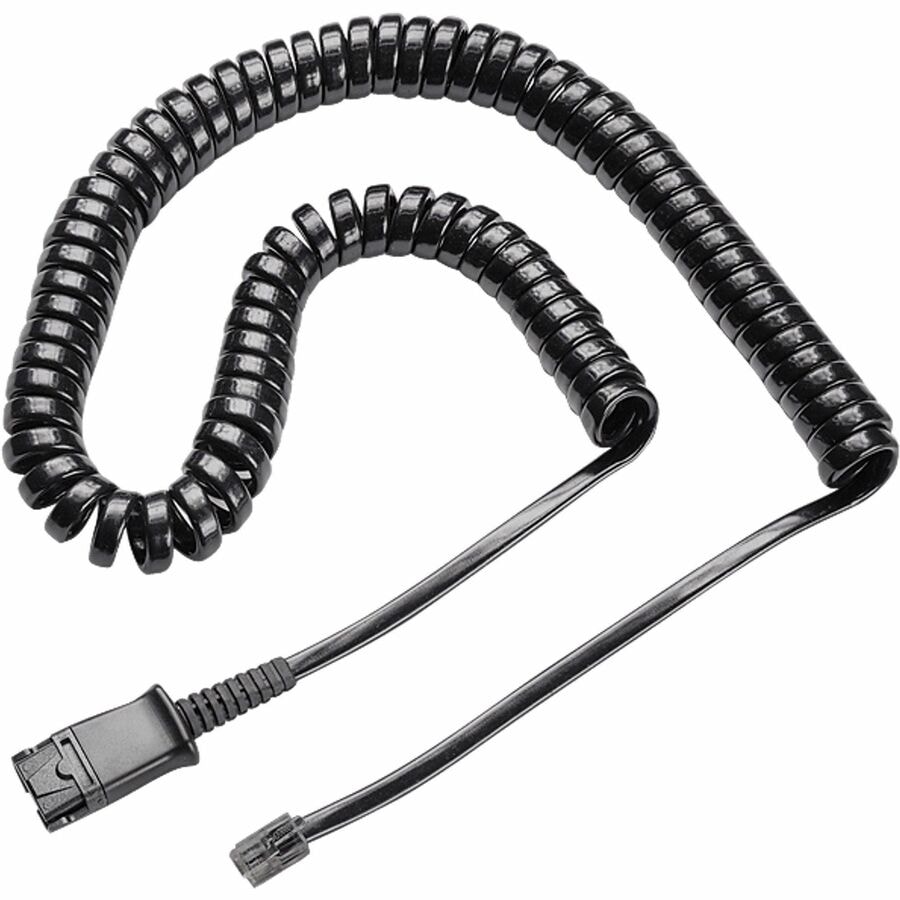Poly M22 Replacement Coil Cord for Headset - 10 ft (3.05 m) Quick ...