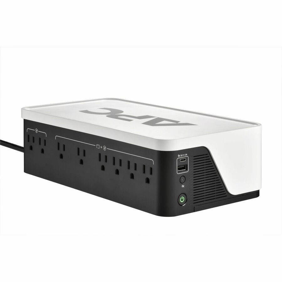 APC Back-UPS, 900VA/540W, Floor/Wall Mount, 120V, 8x NEMA 5-15R outlets ...