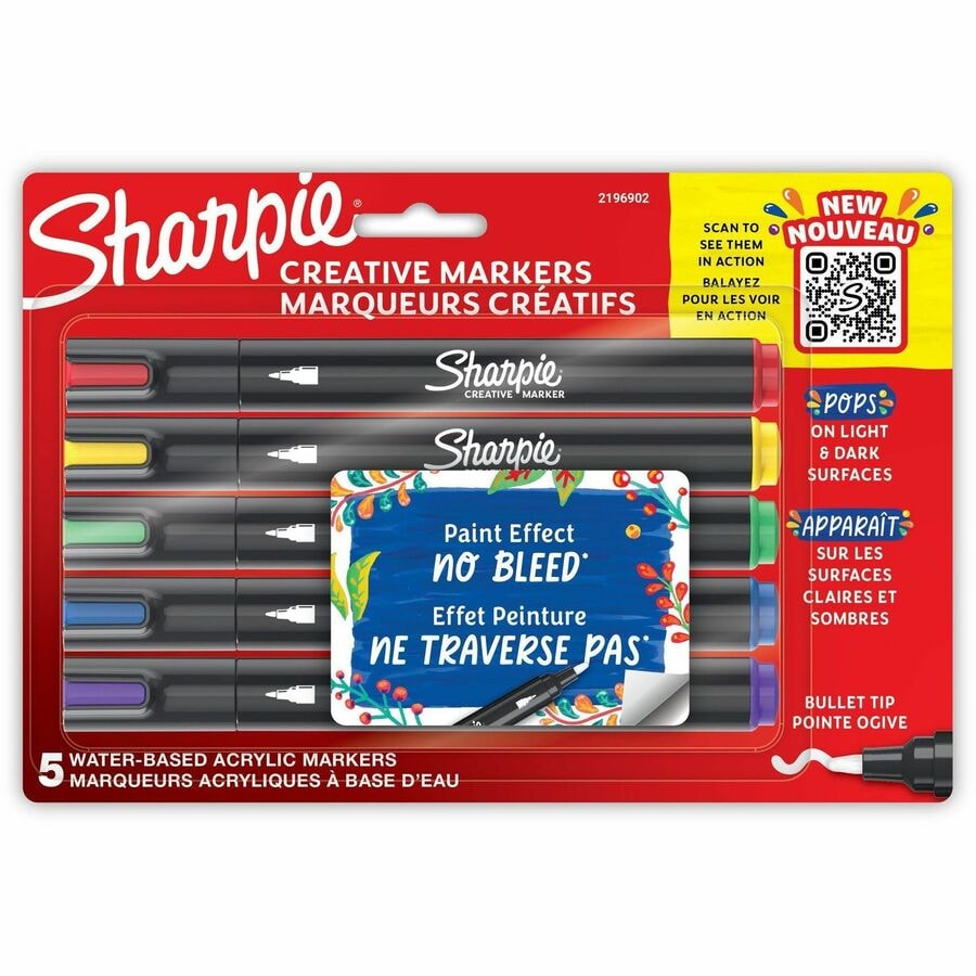 Sharpie Creative Art Marker - Bullet Marker Point - Assorted Colours ...