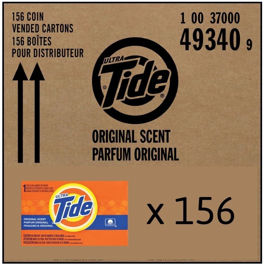 Tide Powder Laundry Detergent Coin Vend - For Laundry - Concentrate ...