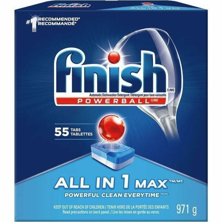 Finish All in 1 Max Dishwashing Detergent - For Dish, Glass - Tablet ...