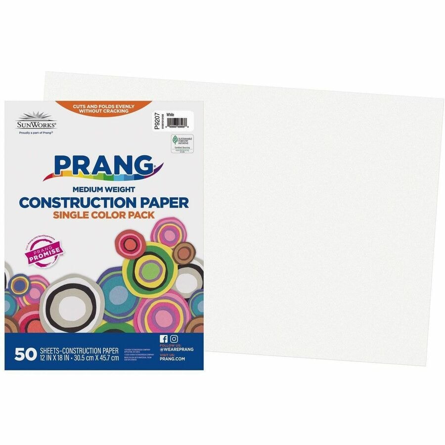 Prang Construction Paper - Multipurpose - 12" (304.80 mm) x 18" (457.20 ...