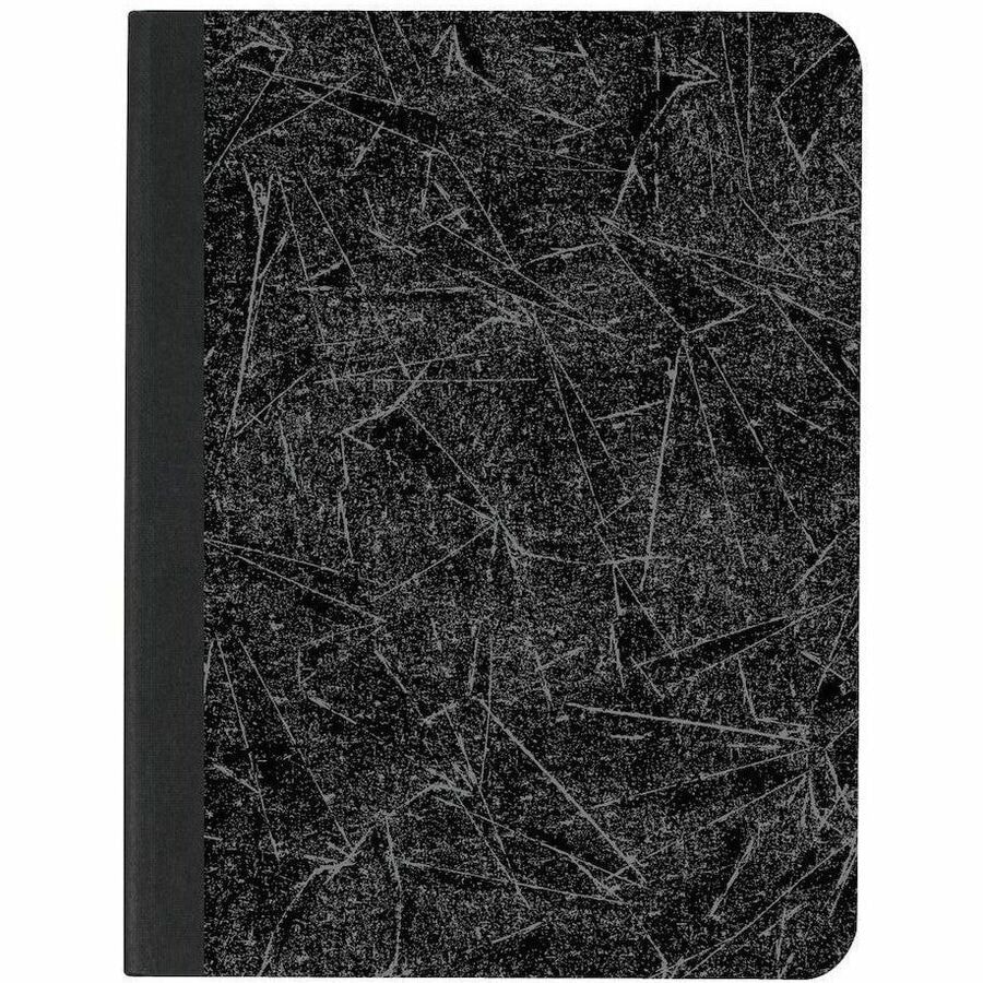 TOPS Composition Book, 9-3/4" x 7-1/2" , Wide Rule, Black Marble Cover ...