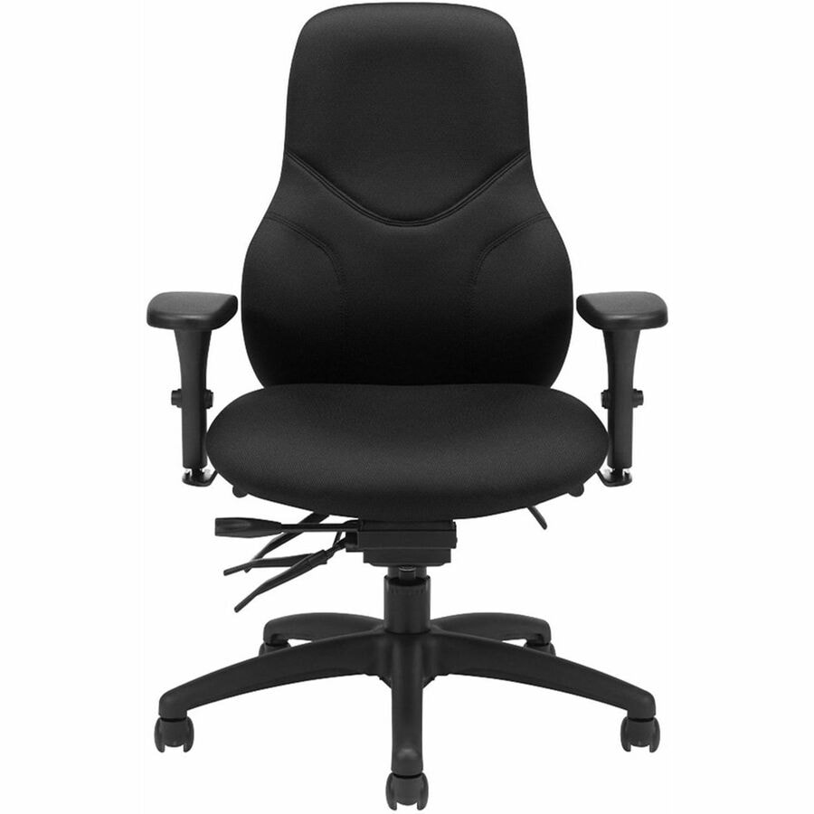 Global Tritek Chair - Echo Seat Color - Black Back Color - Fabric Back ...