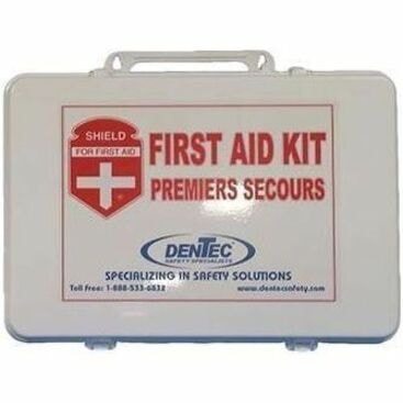 Shield First Aid Kit - 350 x Piece(s) - Plastic Case - White - 36 ...