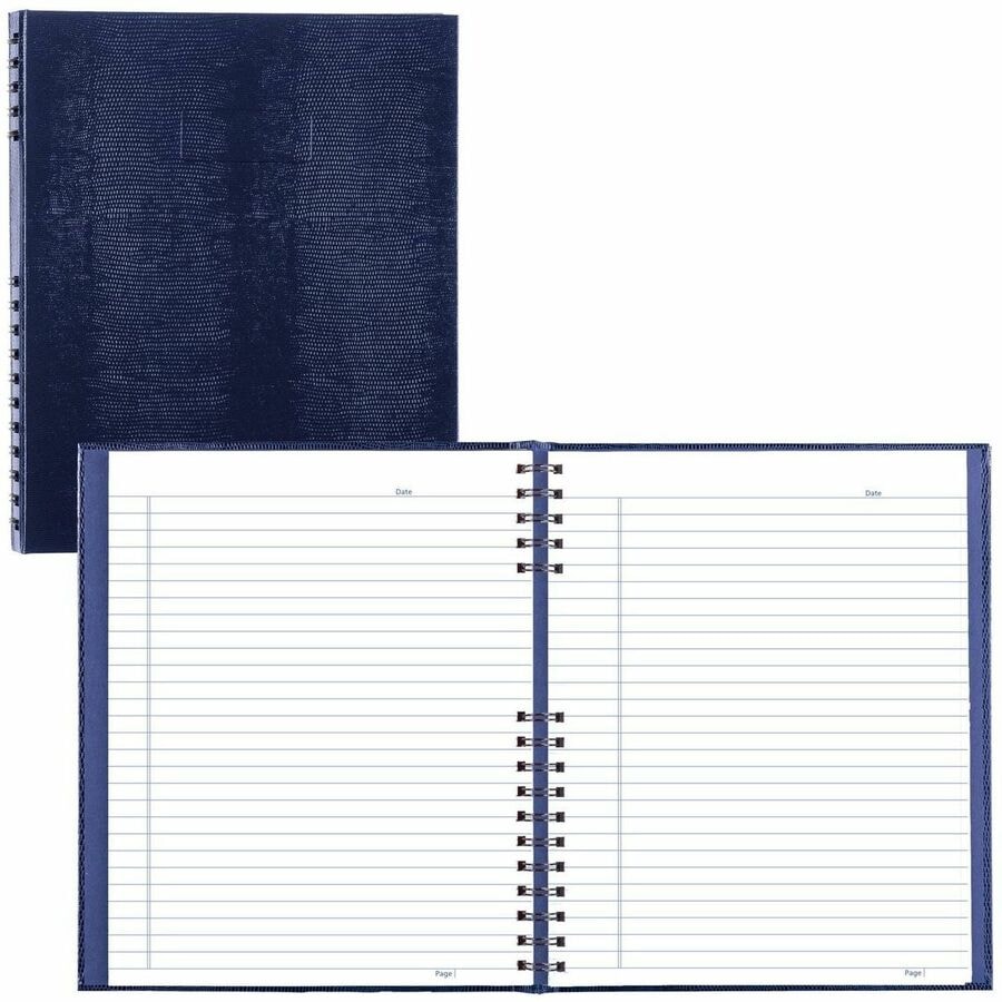 Blueline NotePro Notebook - 200 Pages - Printed - Twin Wirebound - Both ...