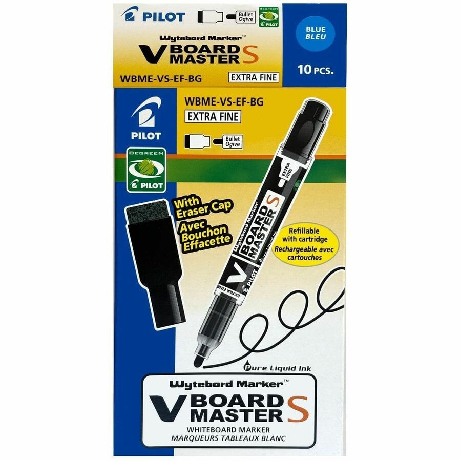 Pilot® BeGreen® V-Board Master S Slim Dry Erase Marker Extra fine tip ...
