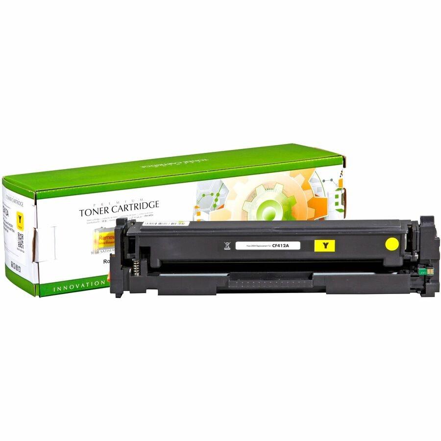 Static Control Laser Toner Cartridge - Single Pack CF412A - Yellow - 1 ...