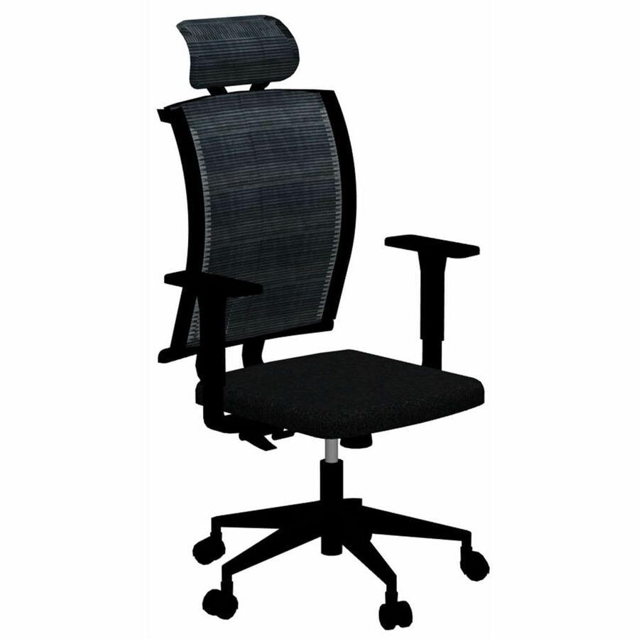 Heartwood Echo High-Back Chair with Polyurethane Finish - Black Seat ...