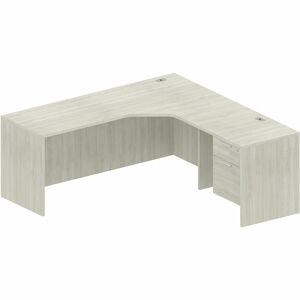HDL Innovations Desk/Return/Pedestal Set - 2 Drawer(s) - Band Edge ...