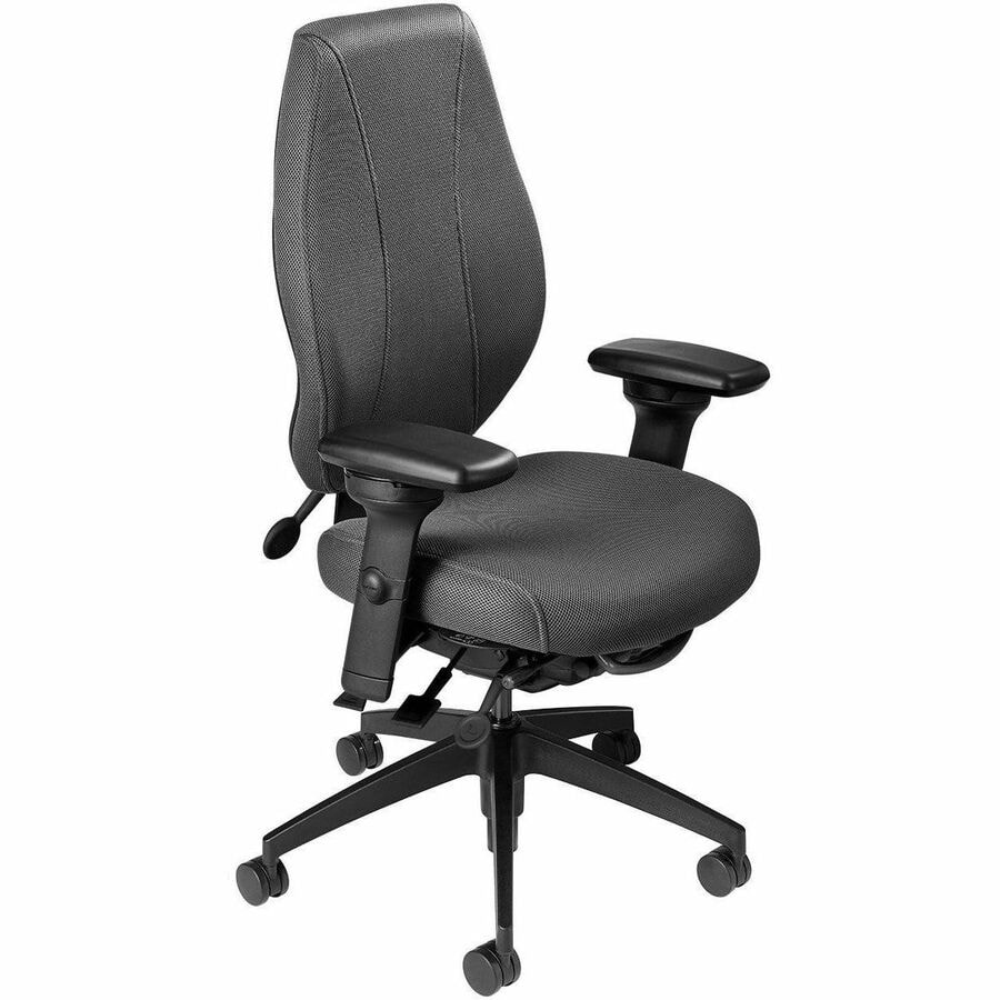 ergoCentric airCentric Multi Tilt Task Chair with Extra Long Seat, Air ...