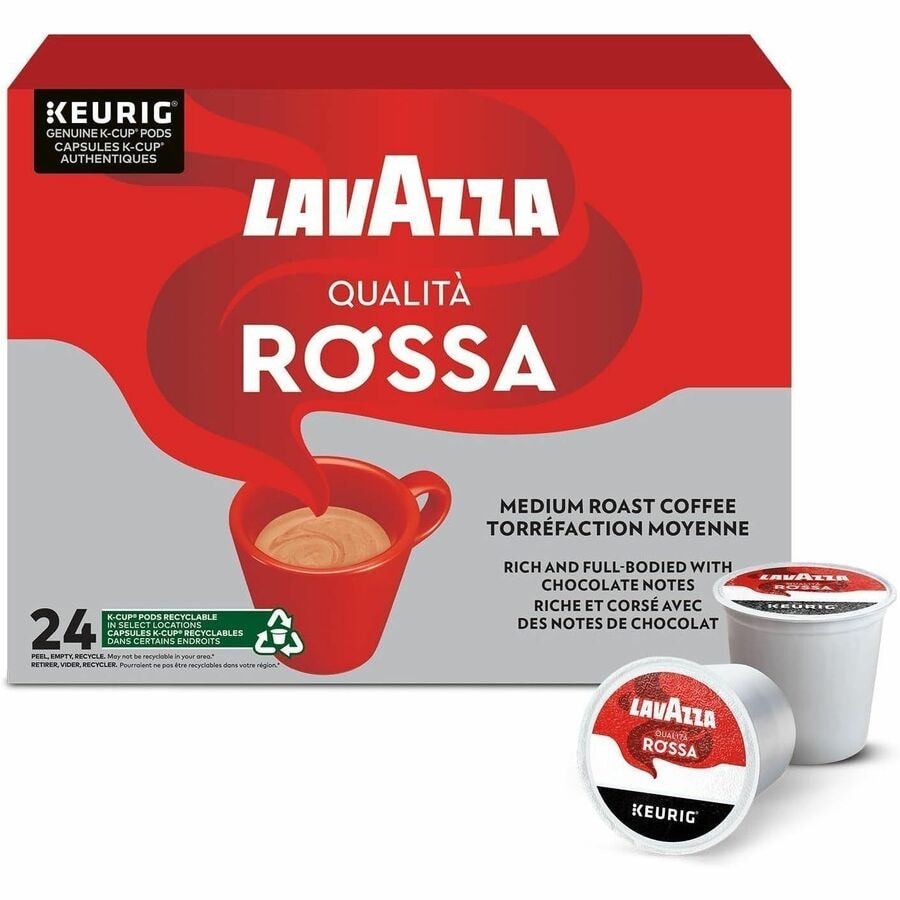 Lavazza K-Cup QUALITÀ ROSSA Medium Roast Coffee - Compatible with ...