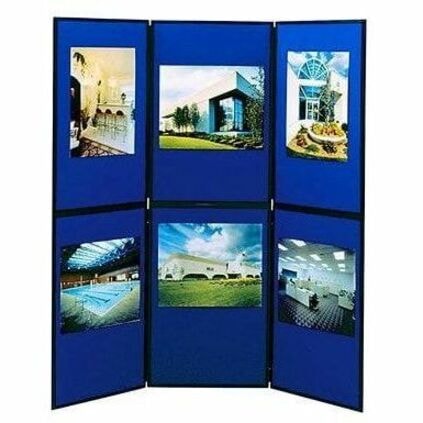Quartet Floor Display System - 72" (1828.80 mm) Board Height x 72 ...
