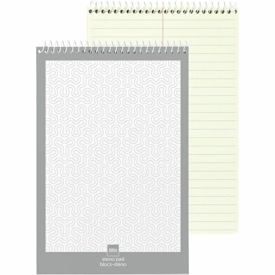 Office Depot Steno Books, Green Tint with Gregg Ruled, 6" x 9" , 70 ...