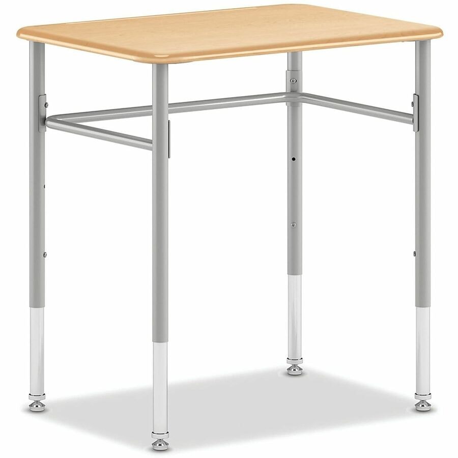 HON Table Desk - T-mold Edge - Finish: Natural Maple - Glide - For Desk ...