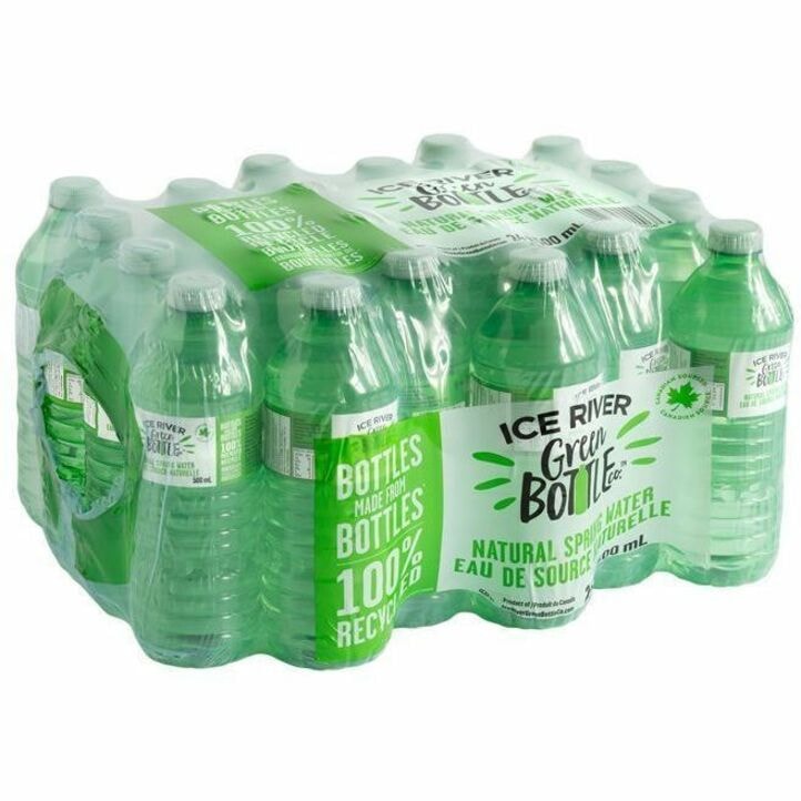 Ice River Bottled Water - 500 mL - Natural - 24 / Case | Grand & Toy