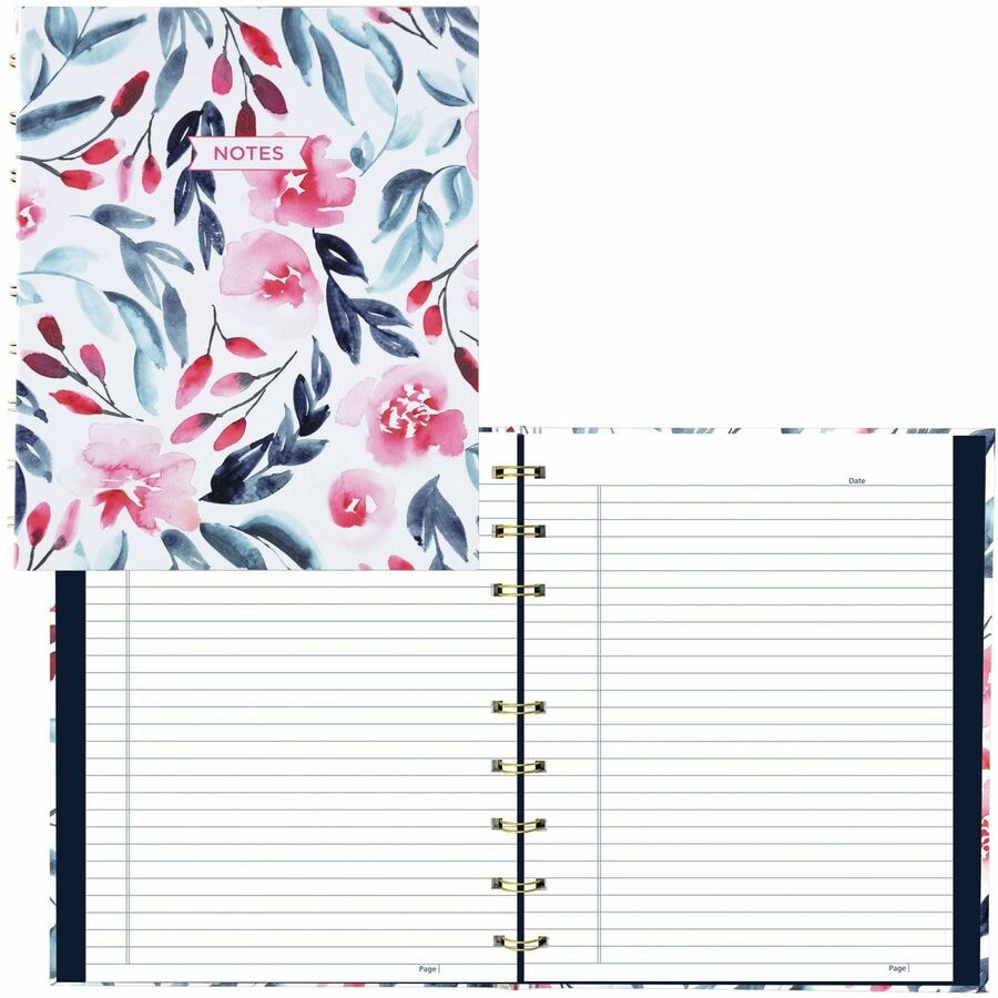Blueline NotePro Notebook, Fashion Collection, Hard Cover, Twin-Wire ...