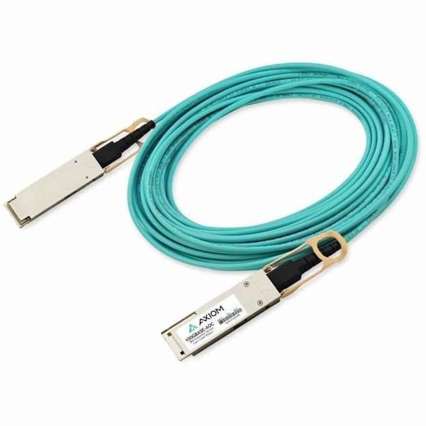 Axiom 100GBASE-AOC QSFP28 Active Optical Cable HP/Aruba Compatible 7m ...
