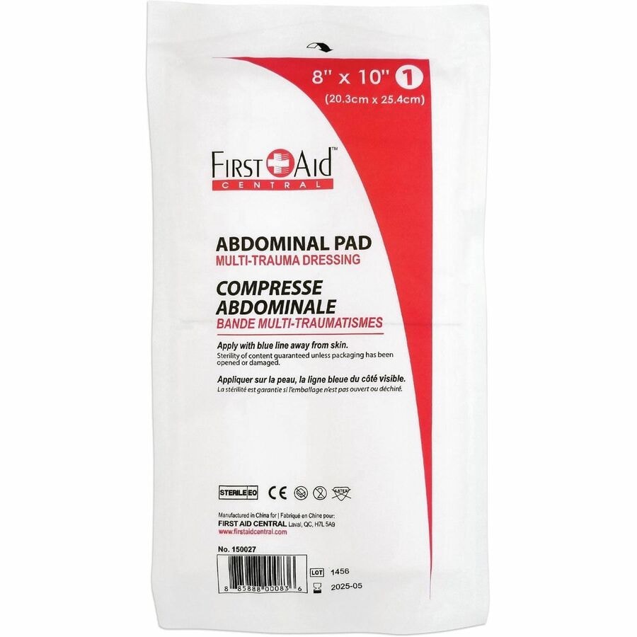 First Aid Central Sterile Abdominal Combine Pads - 1 Each | Grand & Toy