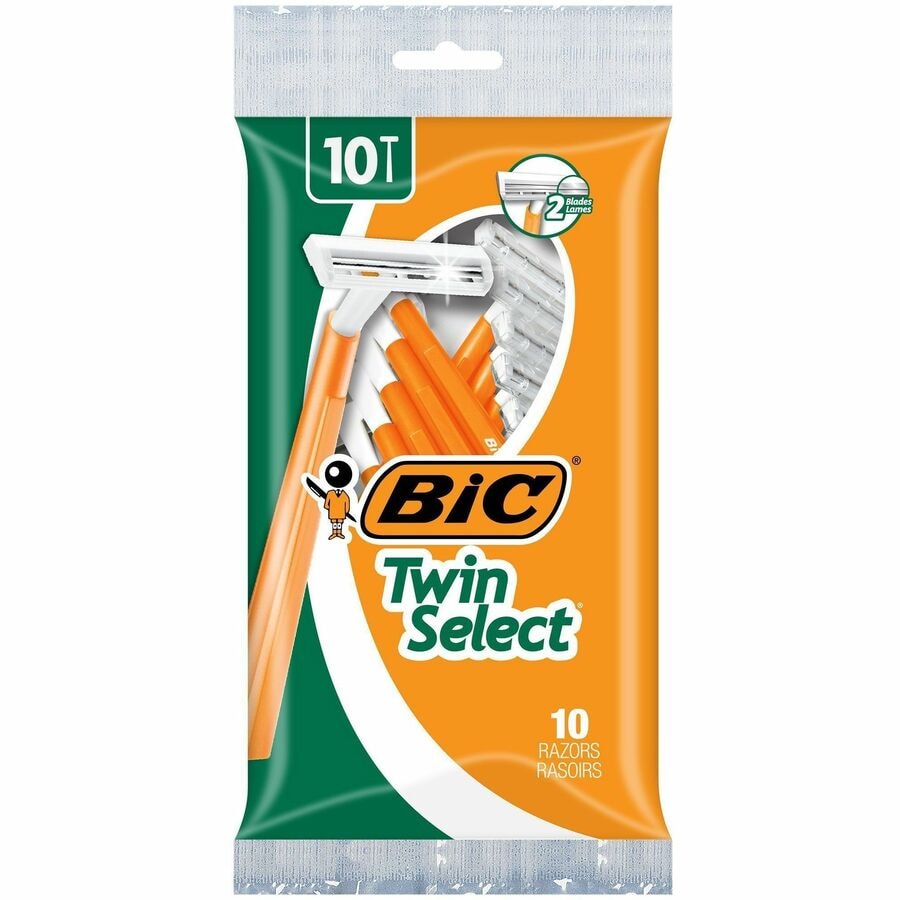 BIC Twin Select Shaving Razor - Fixed Head - Long Handle - ForSensitive ...