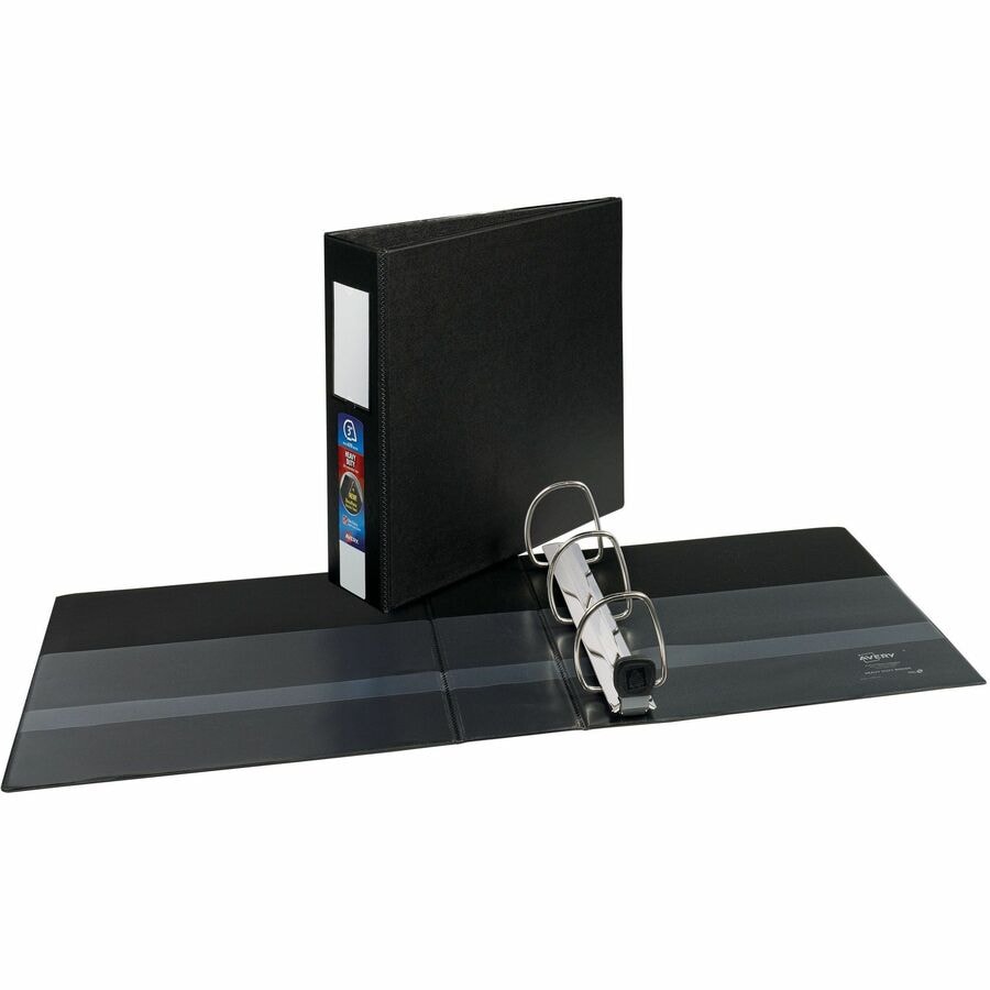Avery® Heavy Duty Binder3" , One Touch(tm) Locking D Rings, Black - 3 ...