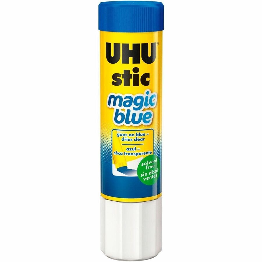 UHU Color Glue Stic, Blue, 21g - 0.74 oz (20.98 g) - Blue - 1 Each ...