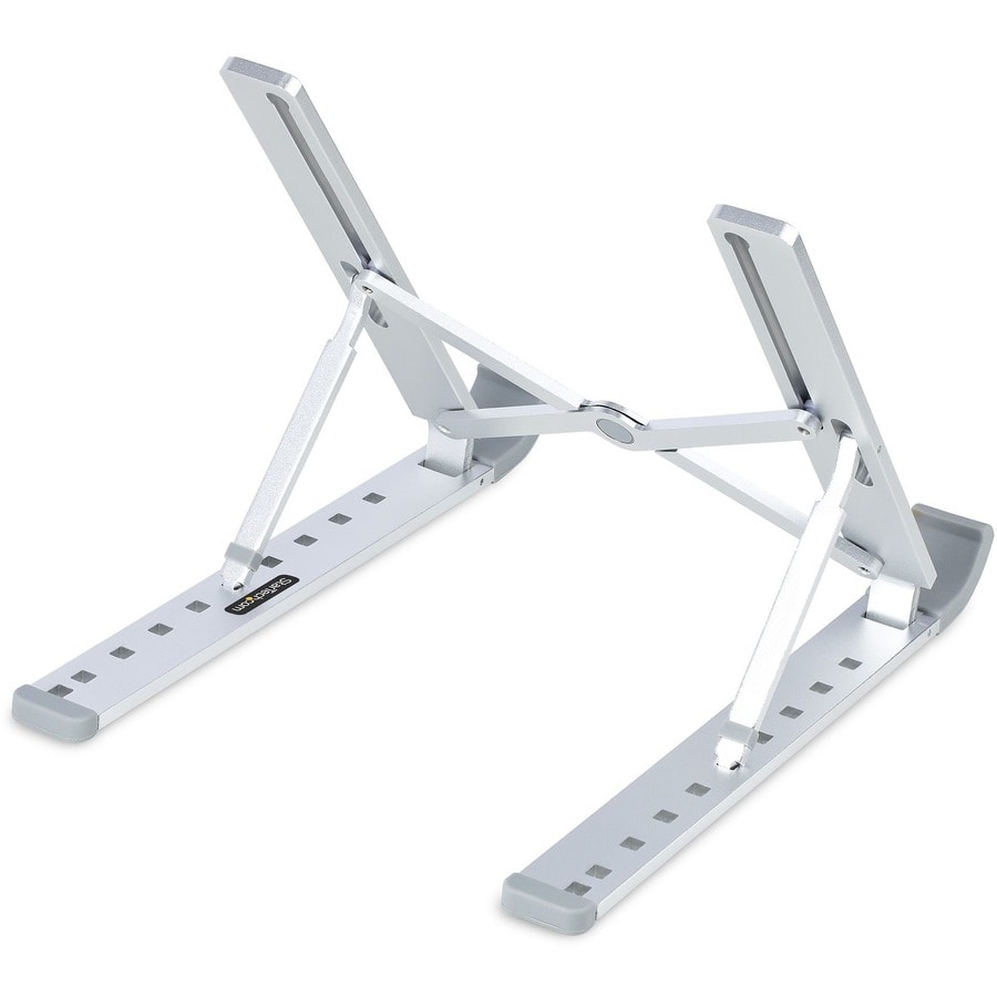 StarTech.com Foldable Laptop Riser Stand, Portable Height Adjustable ...