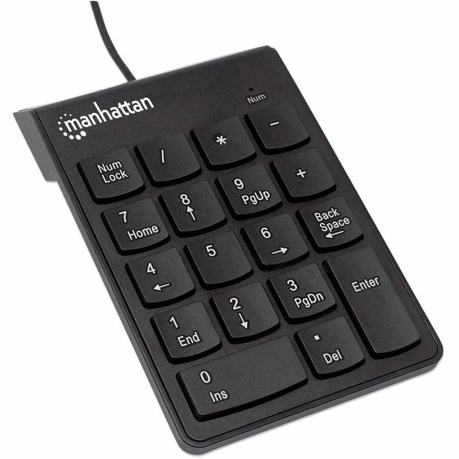 Manhattan Numeric Wired Keypad - Cable Connectivity - USB 1.1 Type A ...