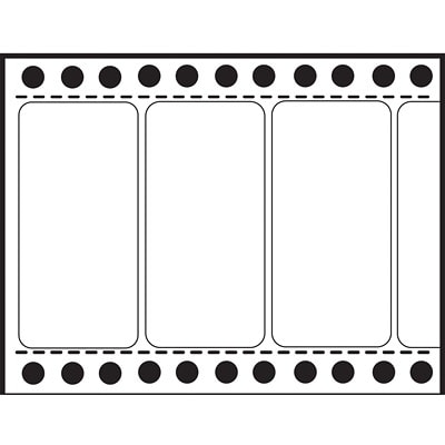 Avery 4022 Continuous Form Computer Address/Mailing Labels, White, 4" x ...