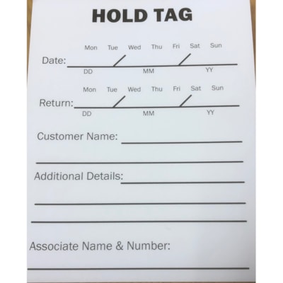 Hold Tag | Grand & Toy