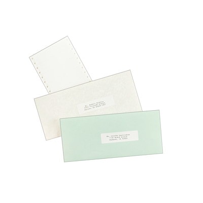 Avery 4022 Continuous Form Computer Address/Mailing Labels, White, 4" x ...