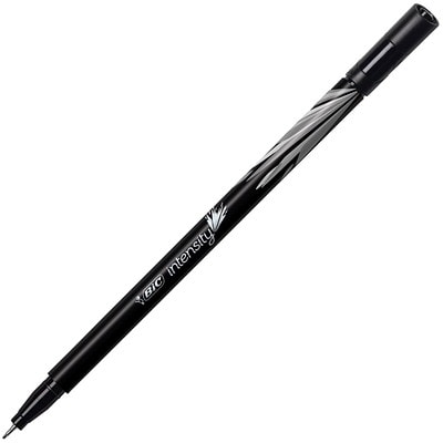 Stylo-feutre permanent Intensity BIC, pointe fine de 0,4 mm, emb. de 10 ...