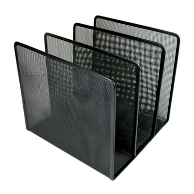Artistic Fine Punched Metal Desktop File Sorter, Black | Grand & Toy