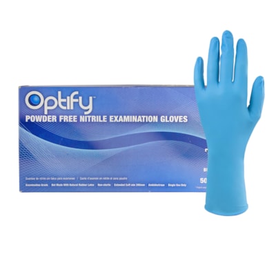 Hospeco ProWorks® Optify® Nitrile Exam Gloves with Low Derma Technology ...