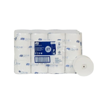 Tork 2-Ply Advanced Coreless High Capacity Bathroom Tissue, White, Roll of 1,000 Sheets, Carton ...