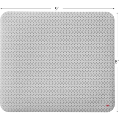 3M Precise Mouse Pad - Gray Bitmap - 0.30" (7.62 mm) Height x 8" (203. ...