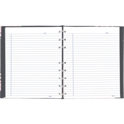 Blueline Pink Ribbon/NotePro Notebook - 150 Pages - Twin Wirebound - 15 ...