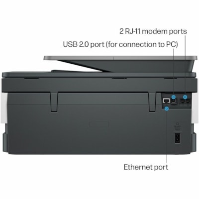 HP Officejet Pro 8135e Wired & Wireless Inkjet Multifunction Printer - Copier/Fax/Printer ...