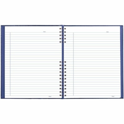 Blueline NotePro Notebook - 200 Pages - Printed - Twin Wirebound - Both ...