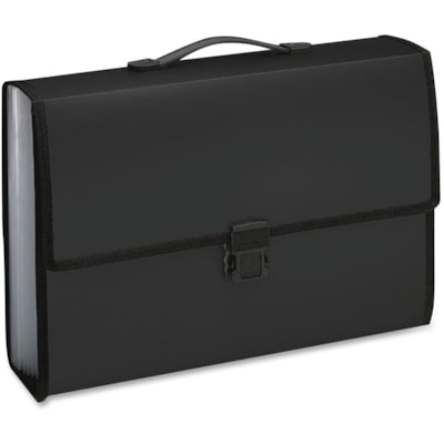 Pendaflex Carrying Case File - Black - Handle - 1 Each | Grand & Toy