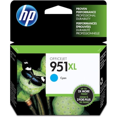 HP 951XL Original Ink Cartridge - Single Pack - Inkjet - Cyan - 1 Each ...