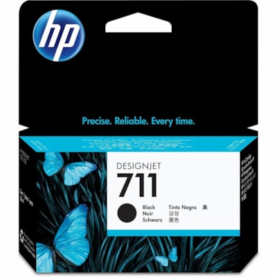HP 711 (CZ129A) Original Inkjet Ink Cartridge - Single Pack - Black - 1 ...