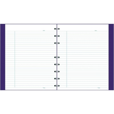 Blueline NotePro Notebook - 192 Pages - Twin Wirebound - Blue Margin ...