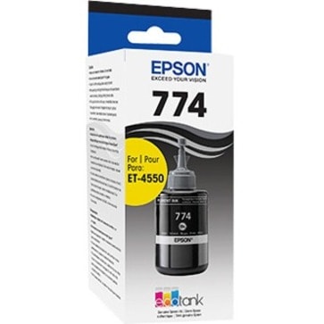 Epson T774, Black Ink Bottle, High Capacity (T774120) - Inkjet - Black ...